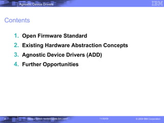 Agnostic Device Drivers | PPT