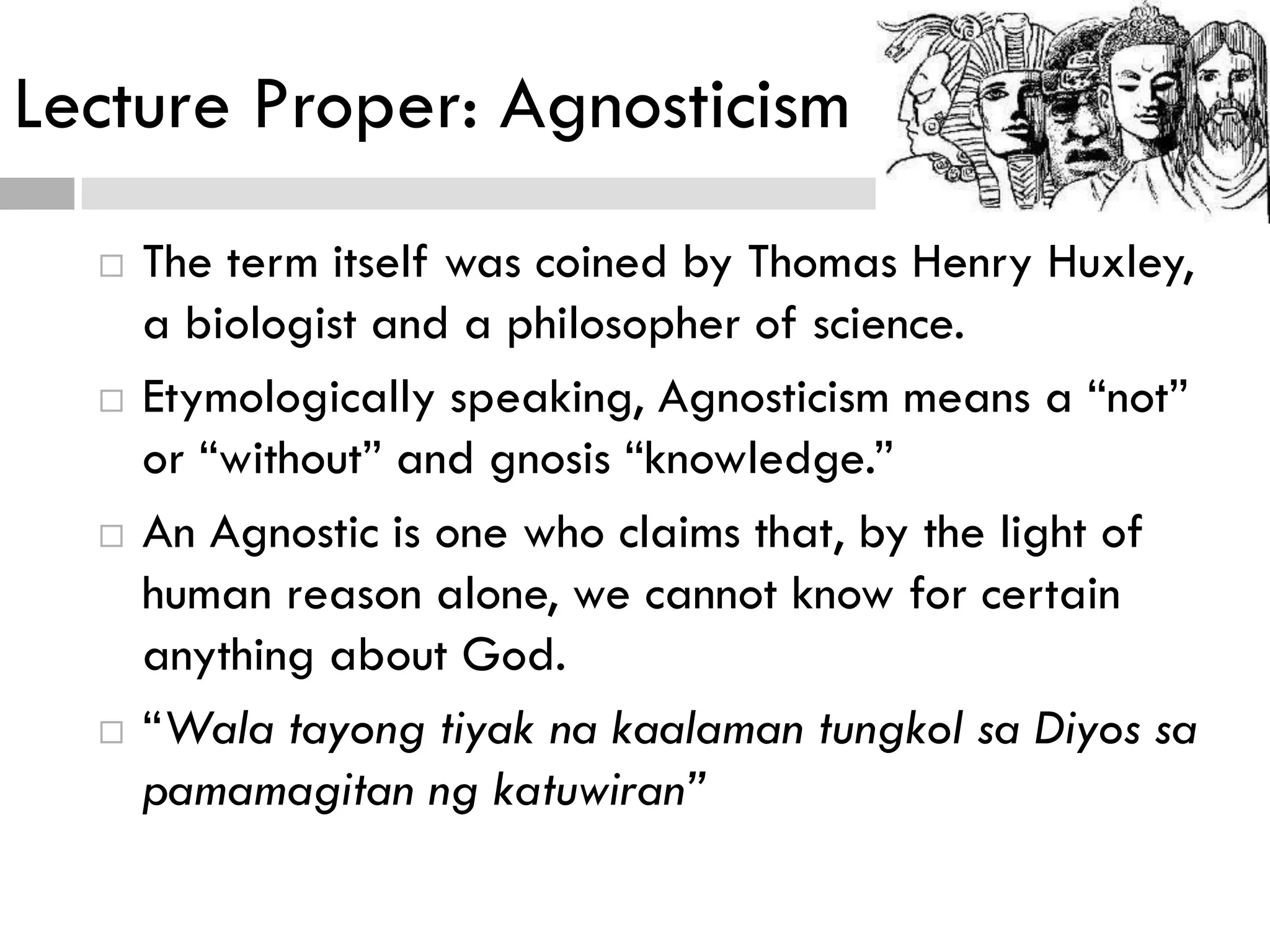 Agnosticism | PPTX