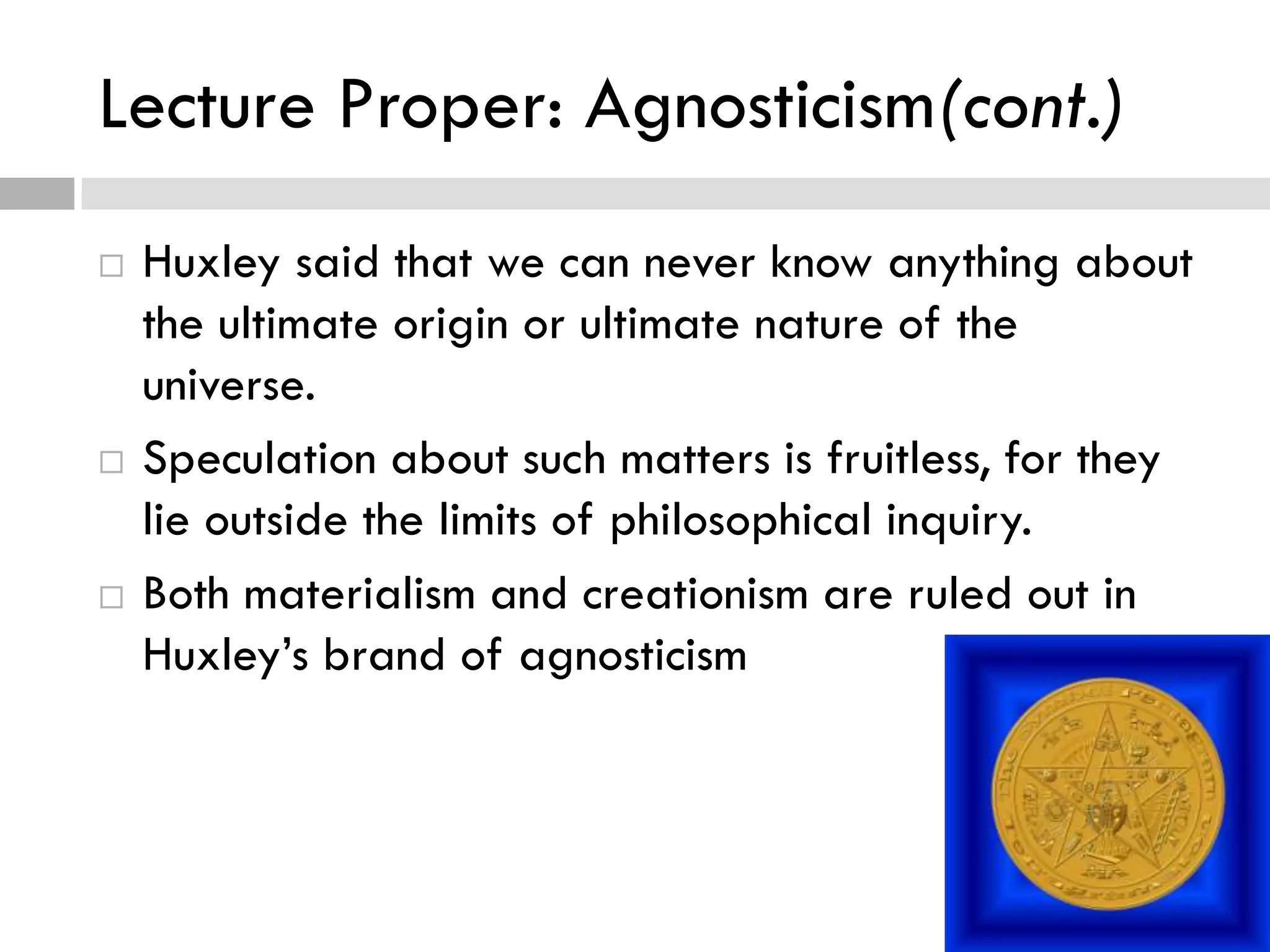 Agnosticism | PPTX