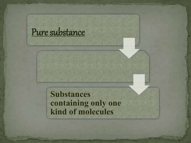 Presentation on pure substances and mixtures | PPT