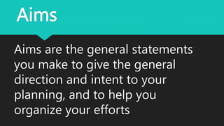 AGO (Aims, Goals, Objectives) Presentation.pptx