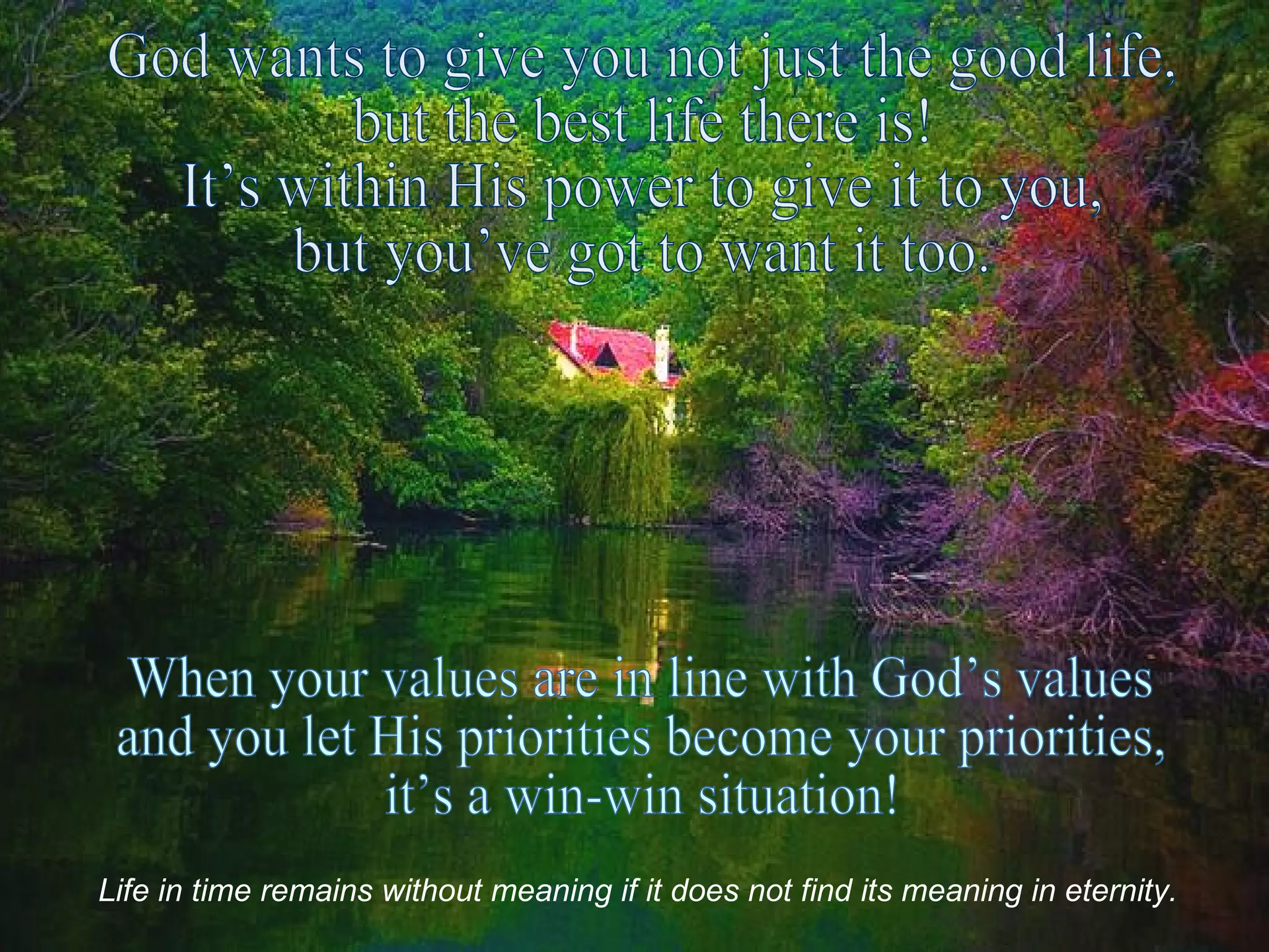 A God centered life | PPS