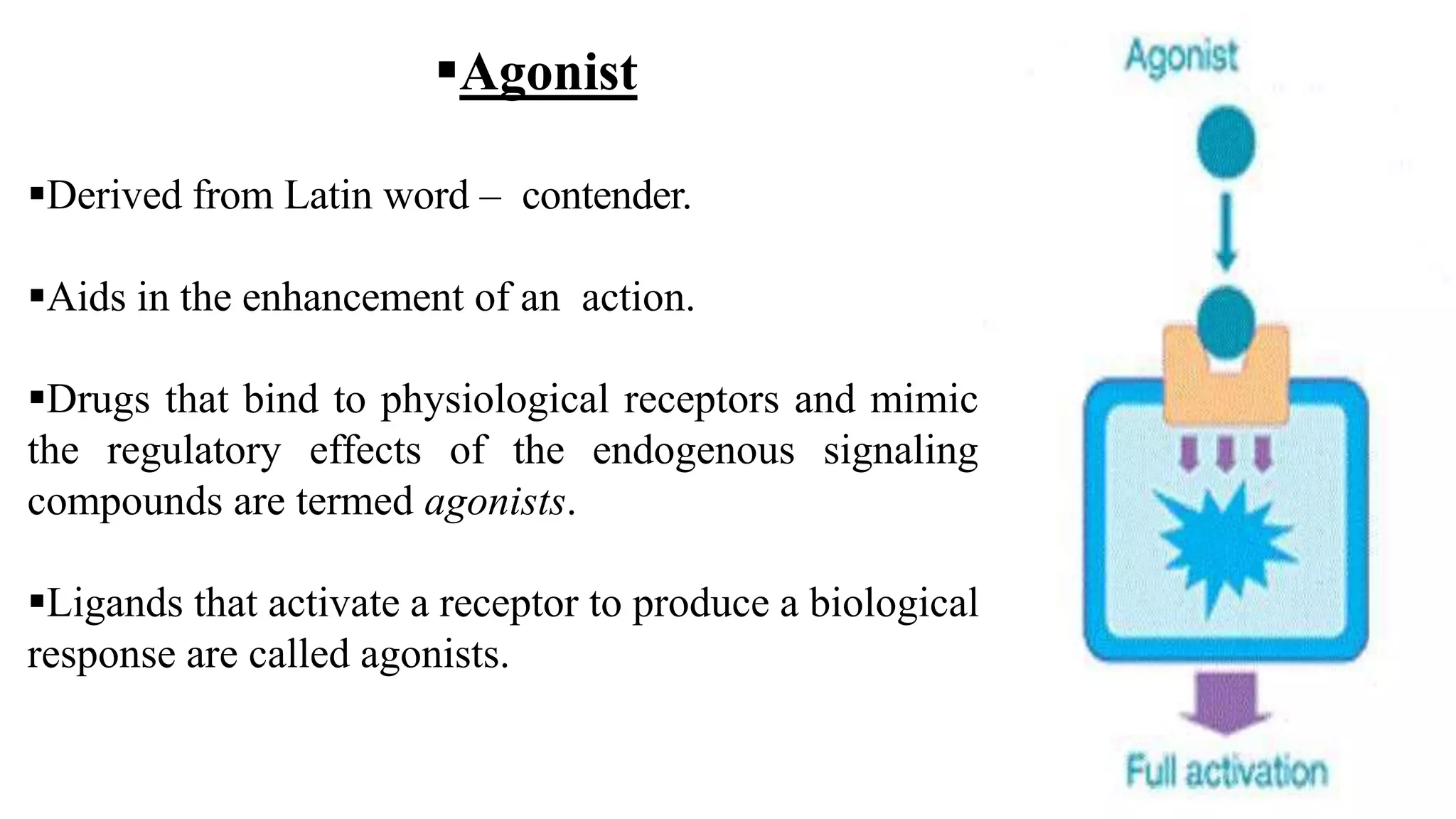 Agonists and antagonists | PPTX