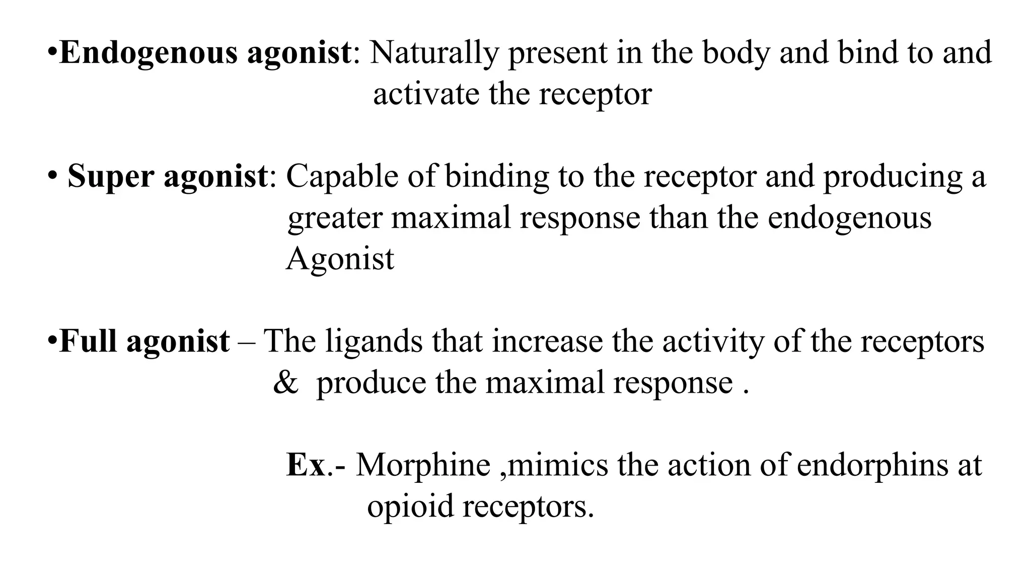Agonists and antagonists | PPTX