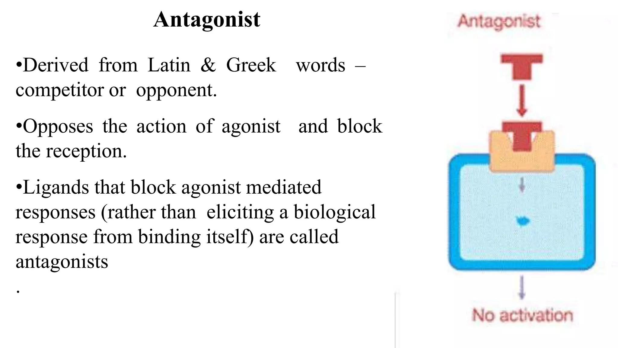 Agonists and antagonists | PPTX