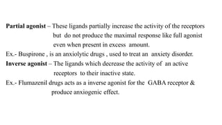 Agonists and antagonists | PPTX