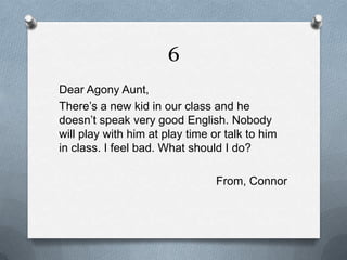 Agony Aunt PSHE activity | PPTX
