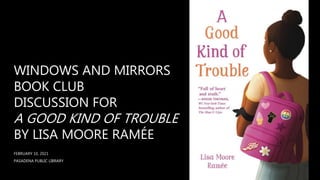 A Good Kind of Trouble discussion questions | PPTX