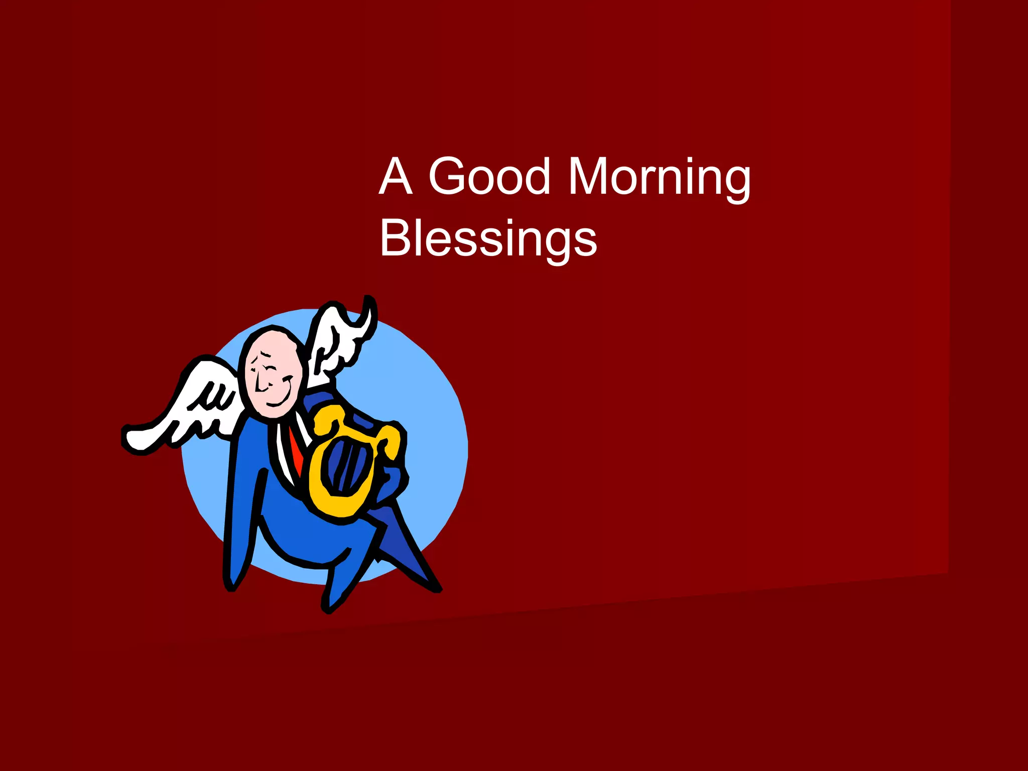 A good morning blessings | PPT