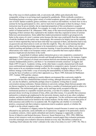 A Good Question Expressing Evaluation In Academic Speech | PDF ...