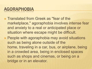 Agoraphobia | PPTX