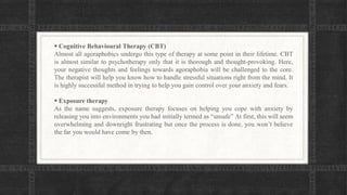 Agoraphobia management effective treatment options | PDF
