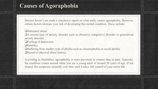 Agoraphobia management effective treatment options | PDF