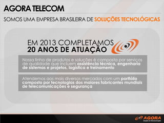 AGORA Telecom - Soluções de Telefonia IP e Comunicação Unificada | PPT
