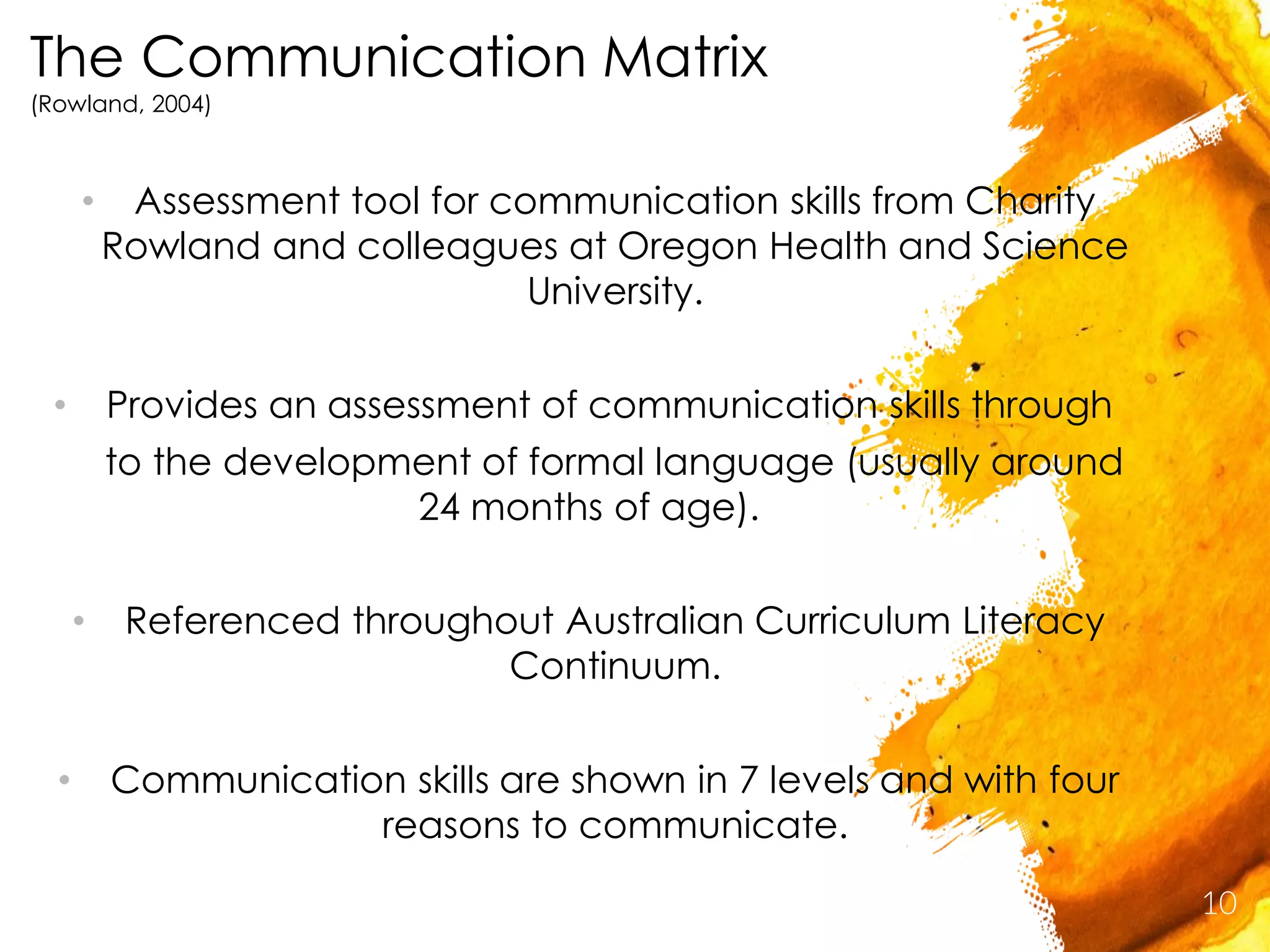 The Communication Matrix: Using The Communication Matrix to assess and ...