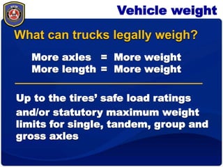 Legal weights and tonnage | PPTX