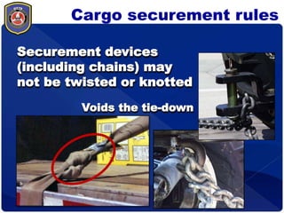 Cargo Securement Rules | PPTX