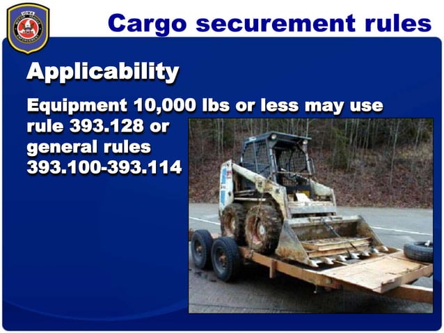 Cargo Securement Rules | PPTX | Commercial Trucks | Auto Body Styles