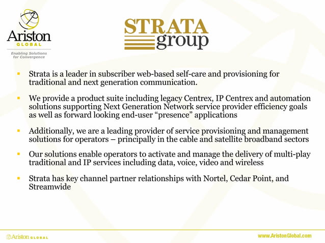 Ariston Global Overview | PPT | Business | Business and Finance