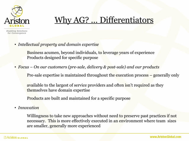 Ariston Global Overview | PPT | Business | Business and Finance