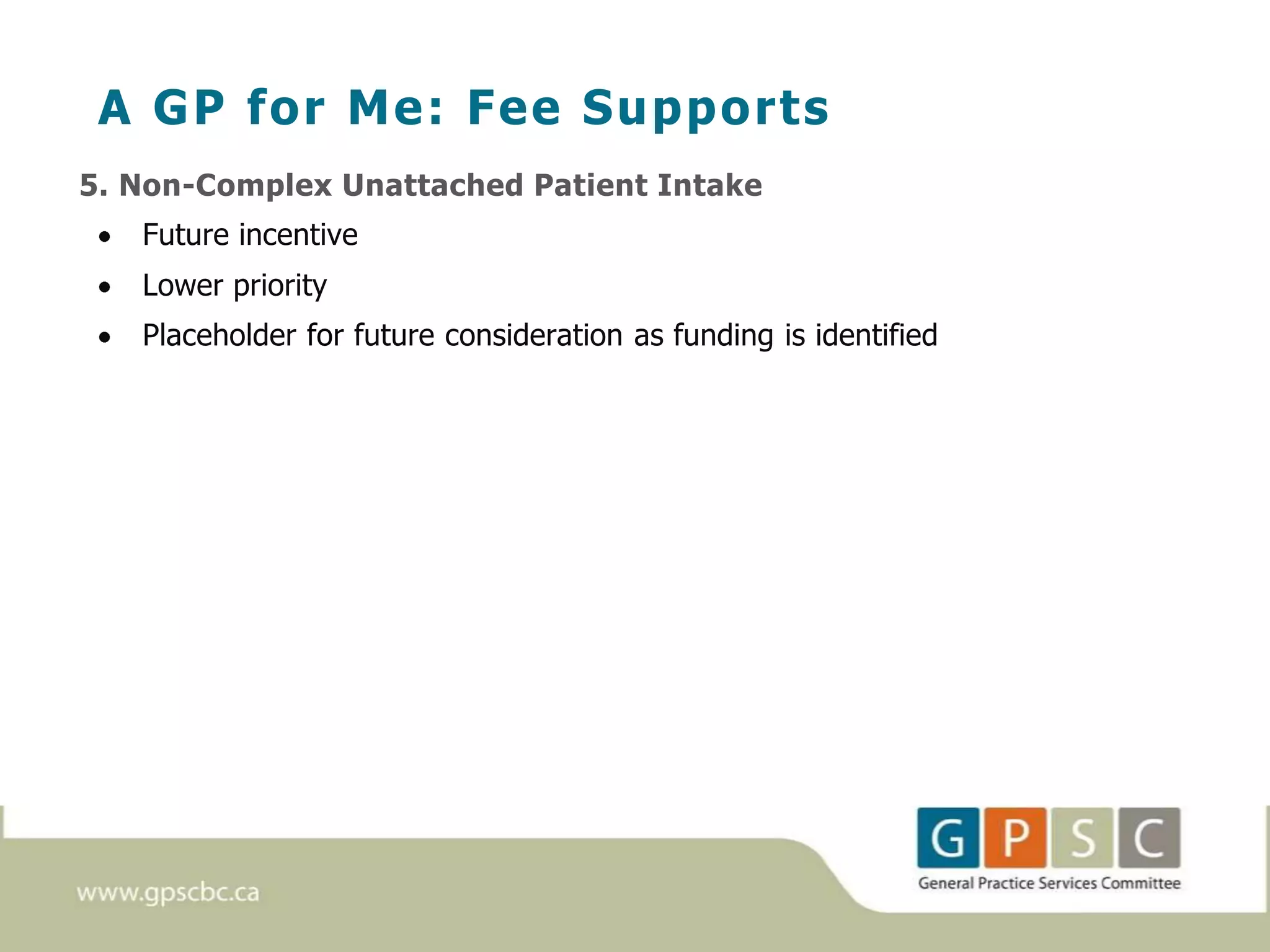 A gp for me overview presentation codes only | PPT