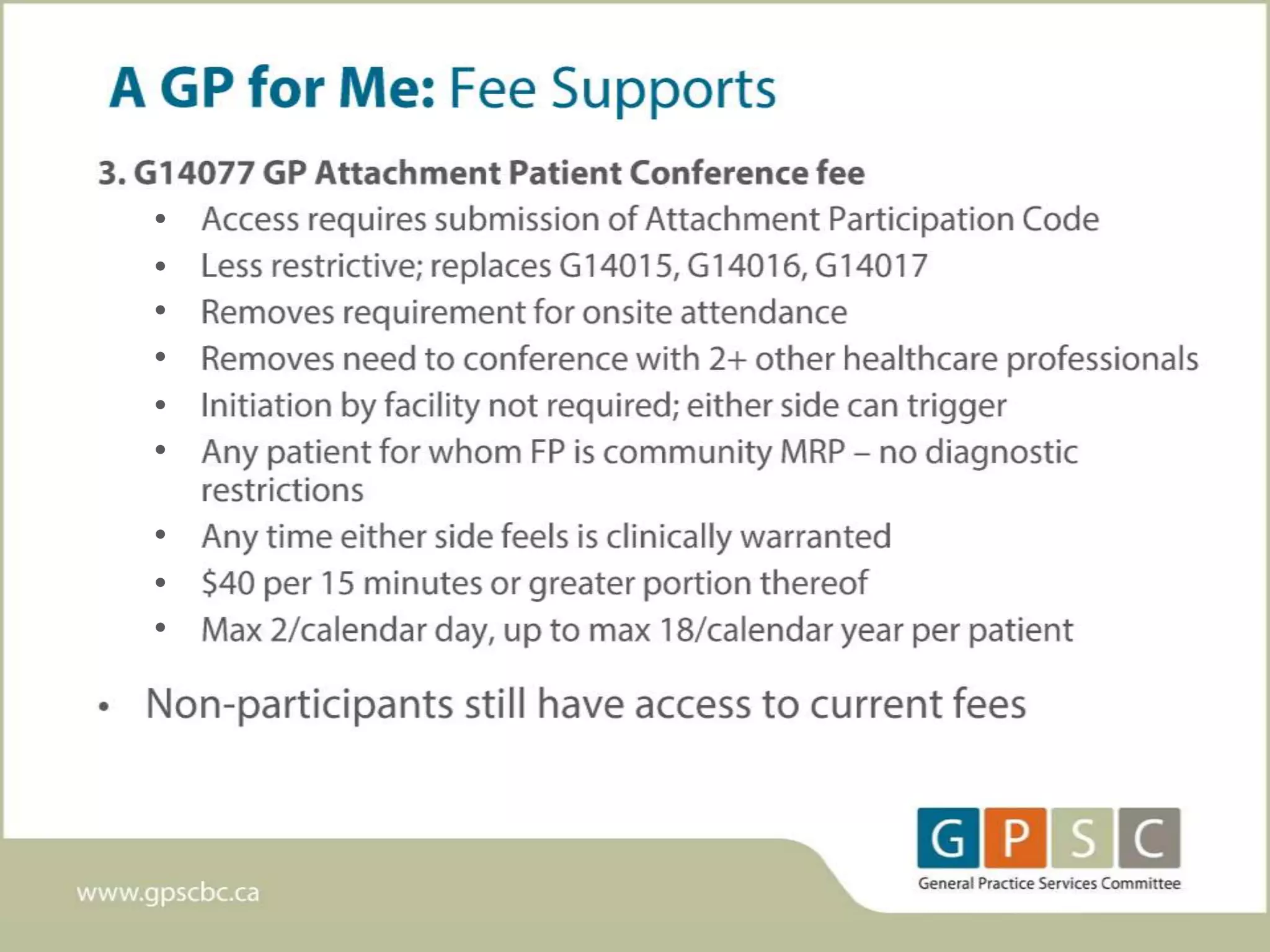 A gp for me overview presentation codes only | PPTX