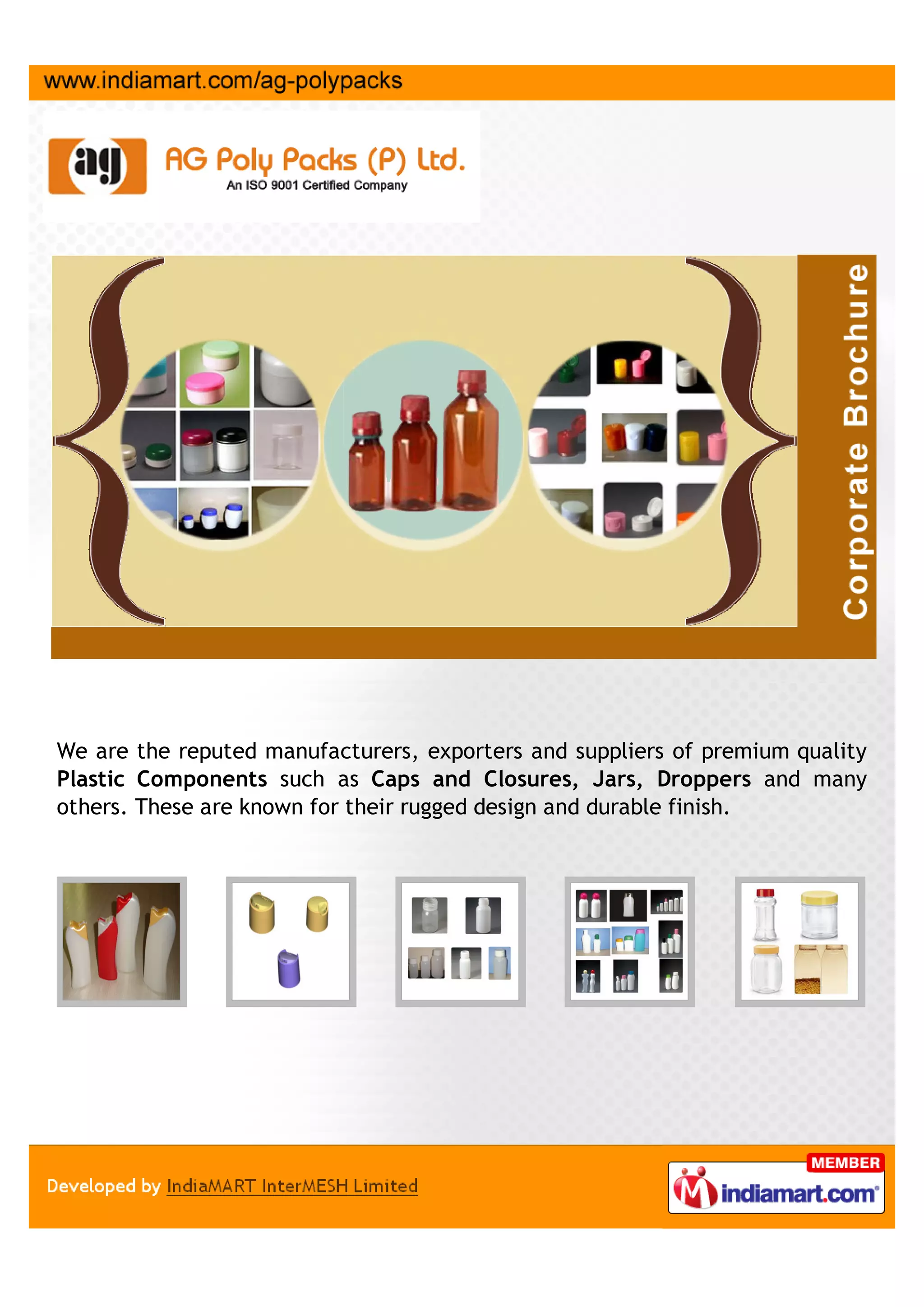 AG Poly Packs Private Limited, Ghaziabad, Plastic Components | PDF