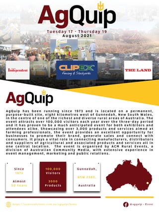 Event Marketing Course - AgQuip Poster | PDF