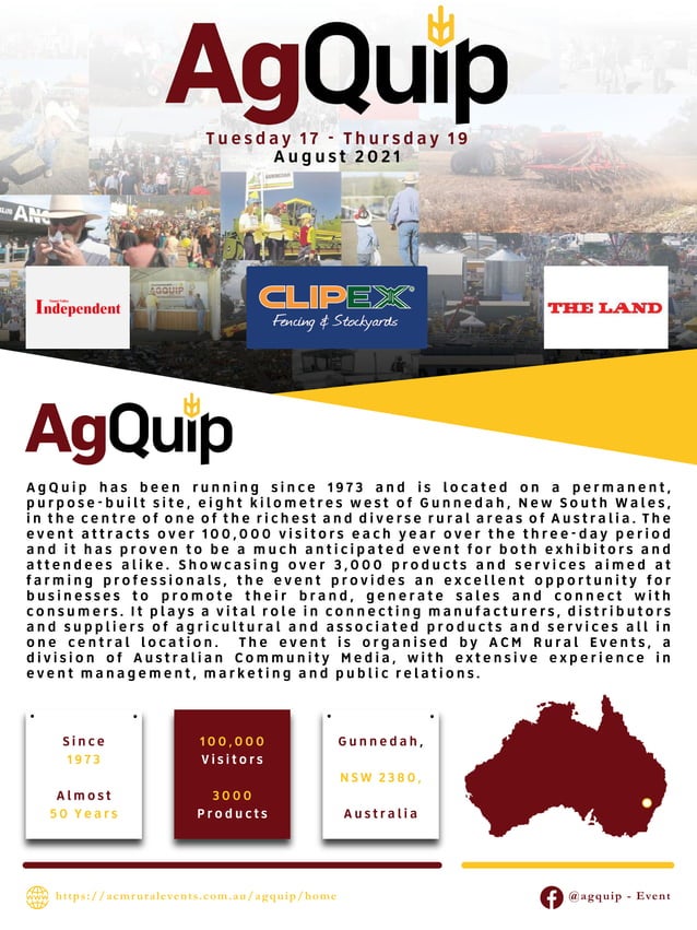 Event Marketing Course - AgQuip Poster | PDF