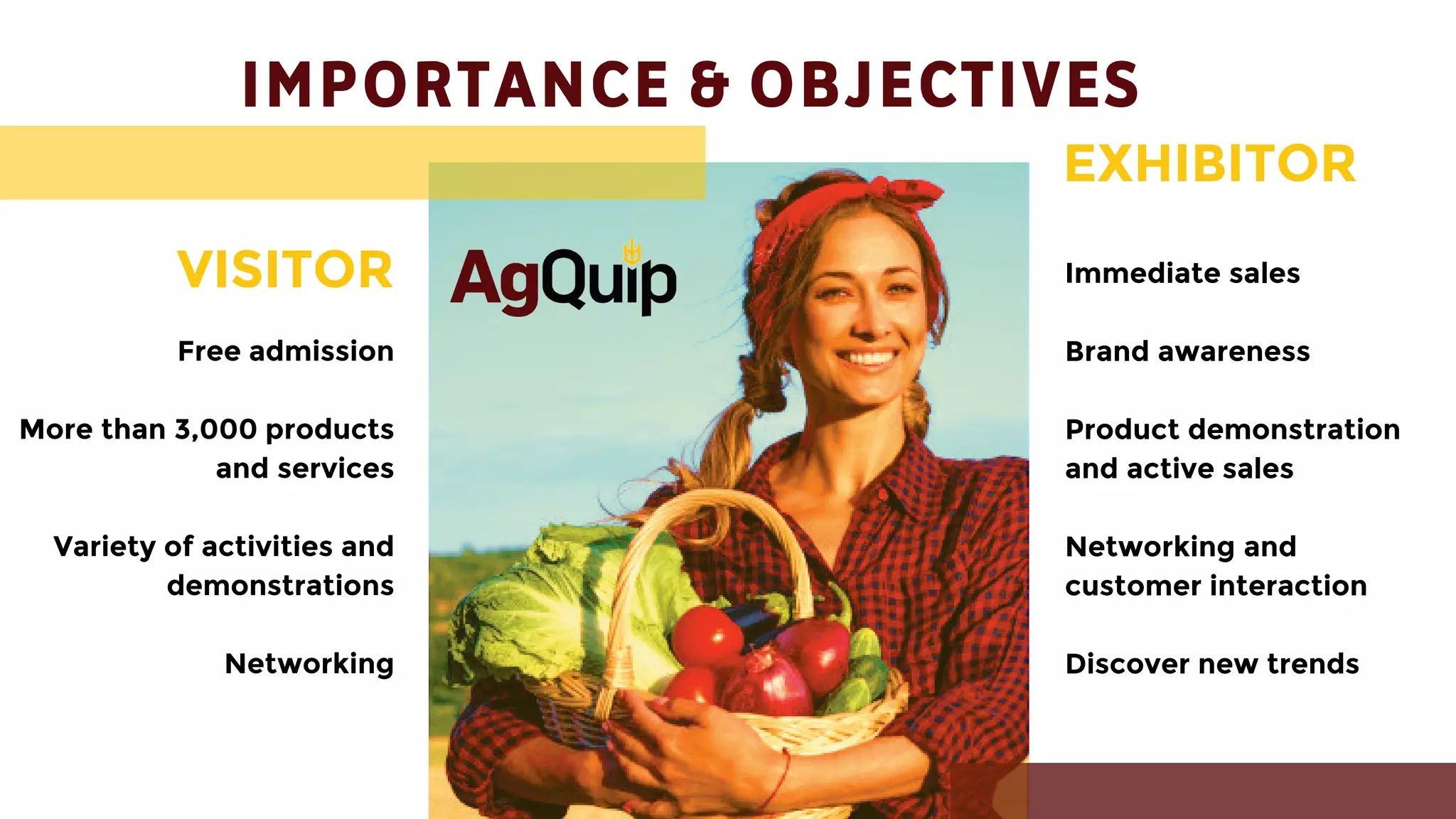 Event Marketing Course - AgQuip Presentation | PPT