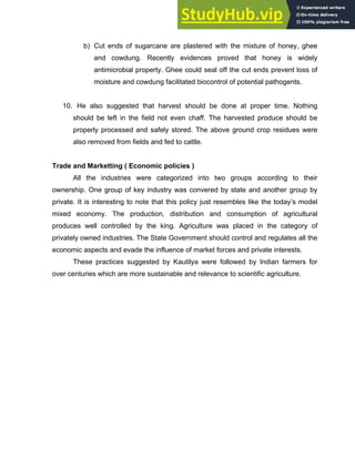 AGR.102 AGRICULTURAL HERITAGE OF INDIA 1 0 THEORY | PDF