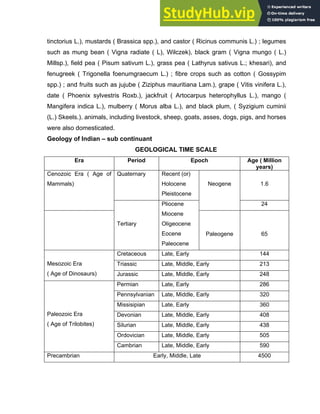 AGR.102 AGRICULTURAL HERITAGE OF INDIA 1 0 THEORY | PDF