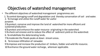 WATERSHED MANAGEMENT | PPTX
