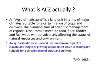 AGR 101 - Agroclimatic zones of India - PPT 1 - Agri Junction.ppt