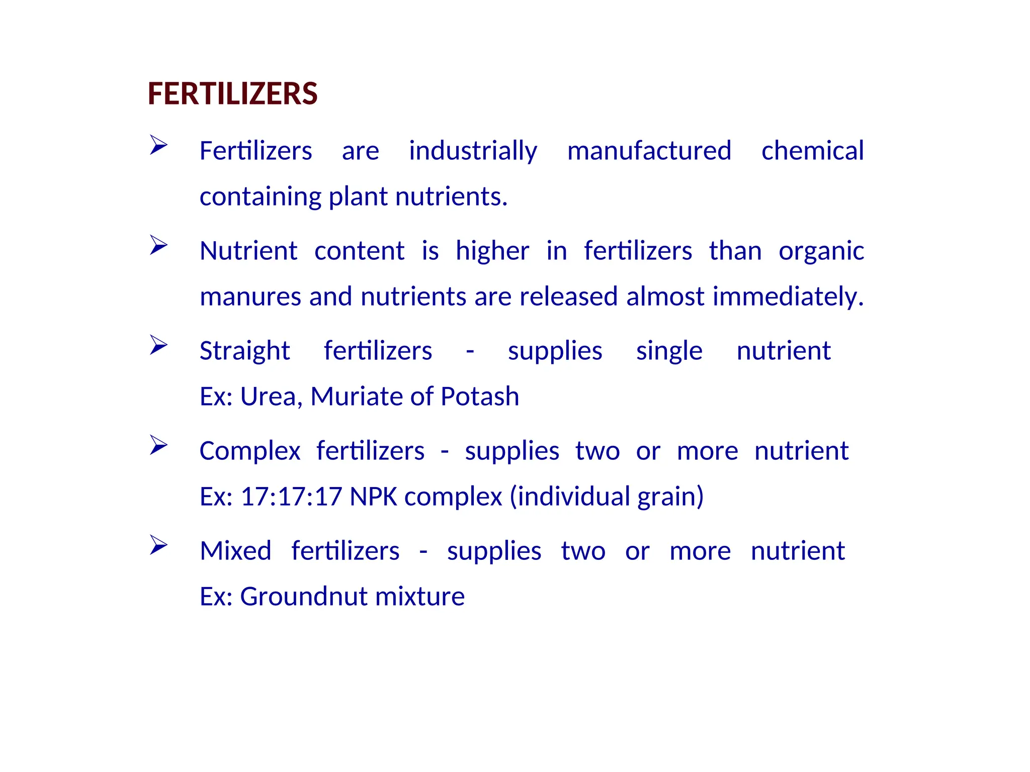 AGR 101 - Role of Manures and Fertilizers - PPT 1 - Agri Junction.ppt