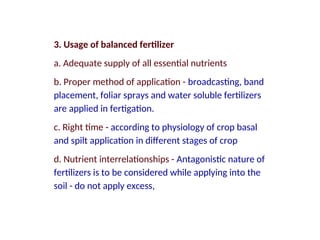 AGR 101 - Role of Manures and Fertilizers - PPT 1 - Agri Junction.ppt