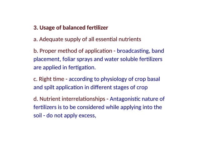 AGR 101 - Role of Manures and Fertilizers - PPT 1 - Agri Junction.ppt