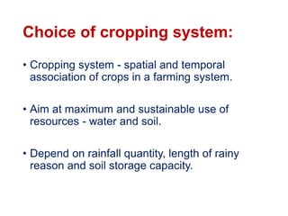 AGR 302 Lec 4 Rainfed Agriculture .....pptx