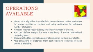 QGIS plugin - Map swipe tool, Attribute based clustering and open layers | PPTX