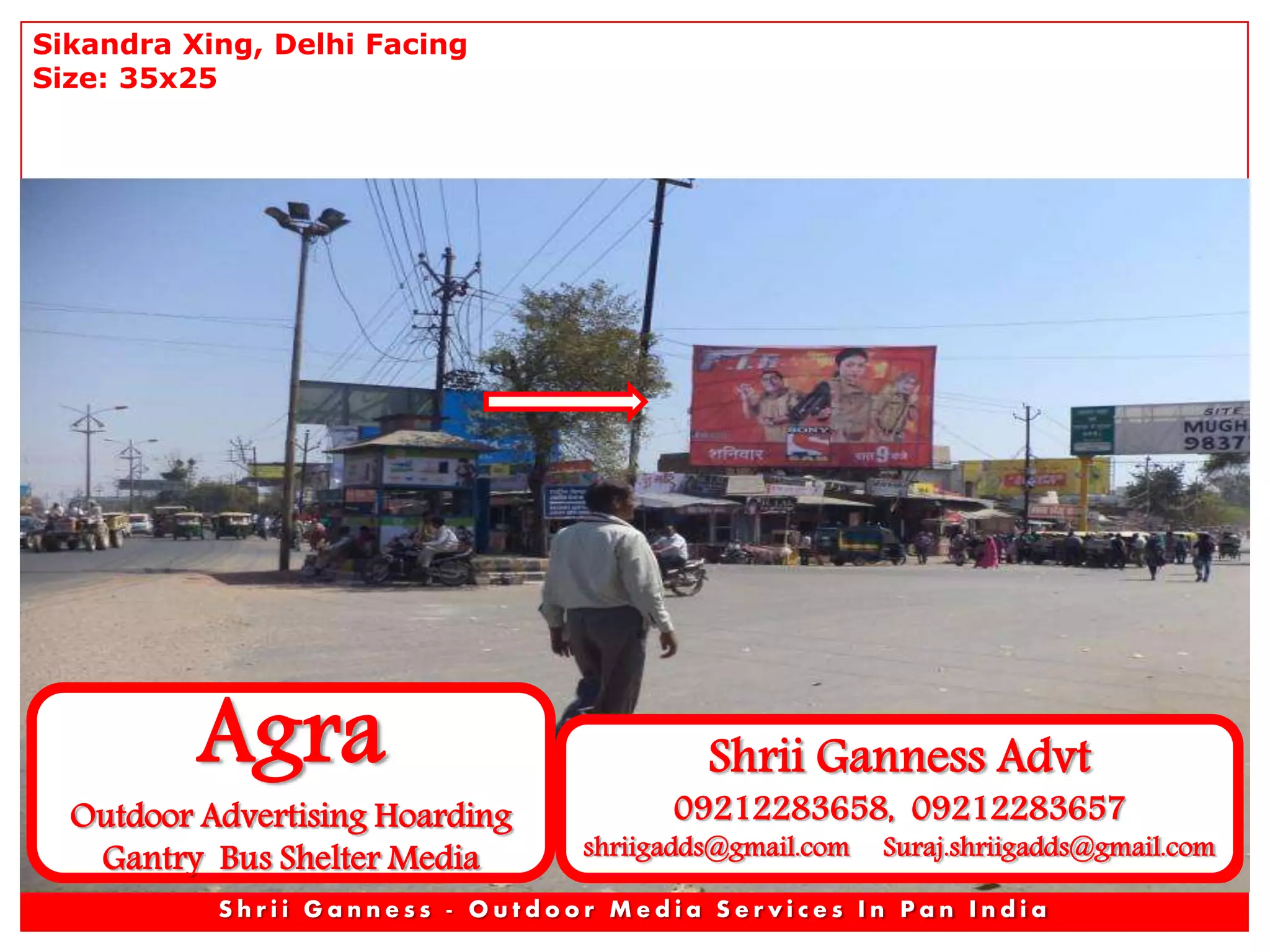 Agra Outdoor Advertising Advertisement Branding Outdoor Advertising ...