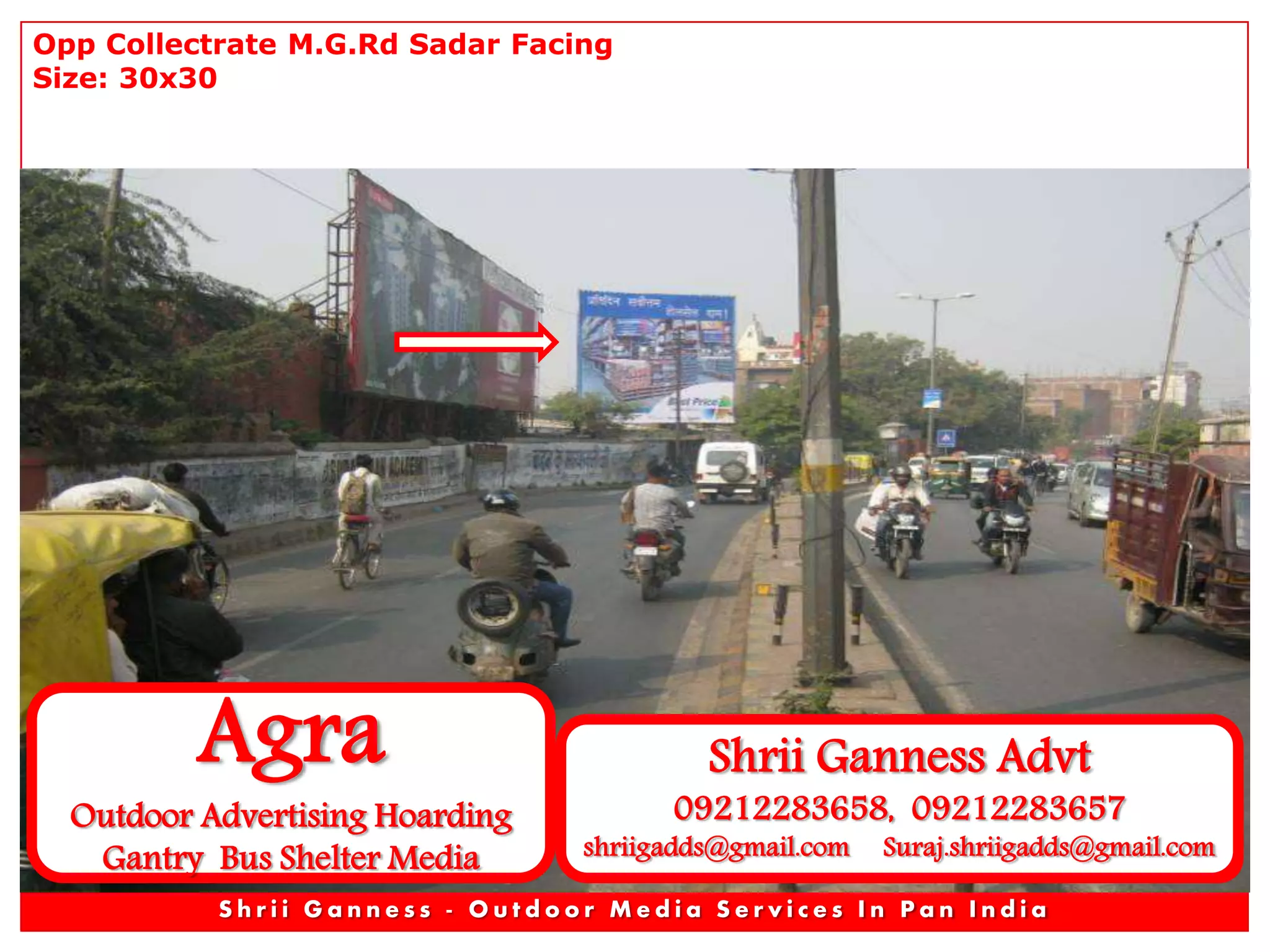 Agra Outdoor Advertising Advertisement Branding Outdoor Advertising ...