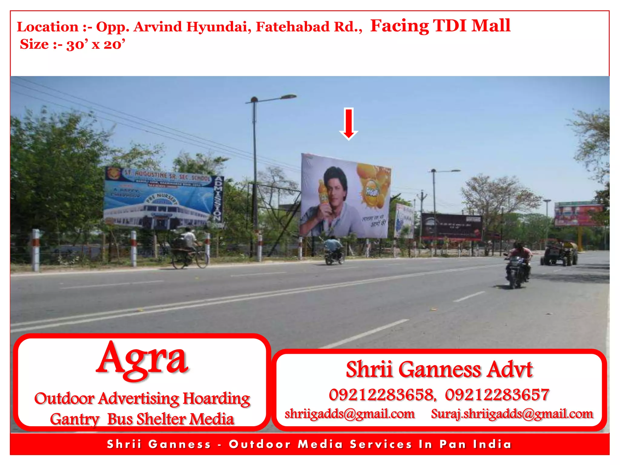 Agra Outdoor Advertising Advertisement Branding Outdoor Advertising ...