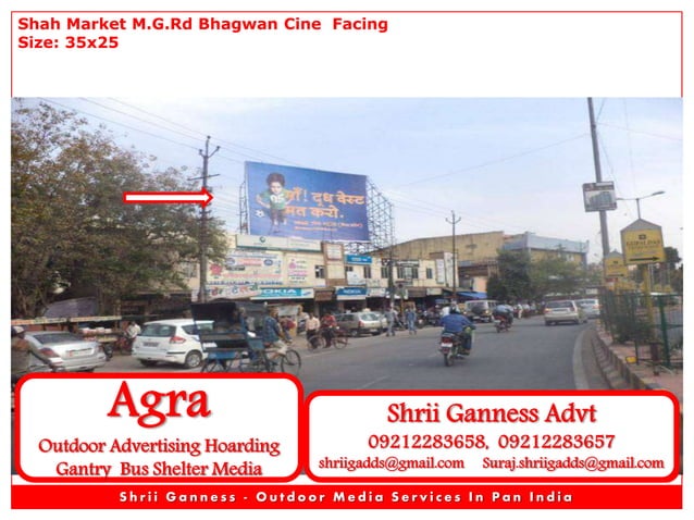 Agra Outdoor Advertising Advertisement Branding Outdoor Advertising ...