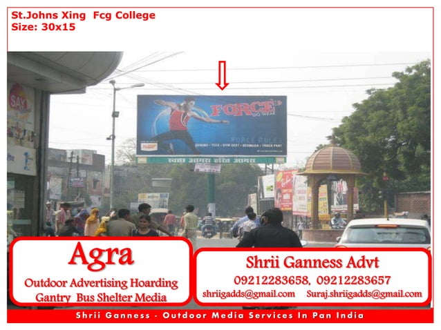 Agra Outdoor Advertising Advertisement Branding Outdoor Advertising ...
