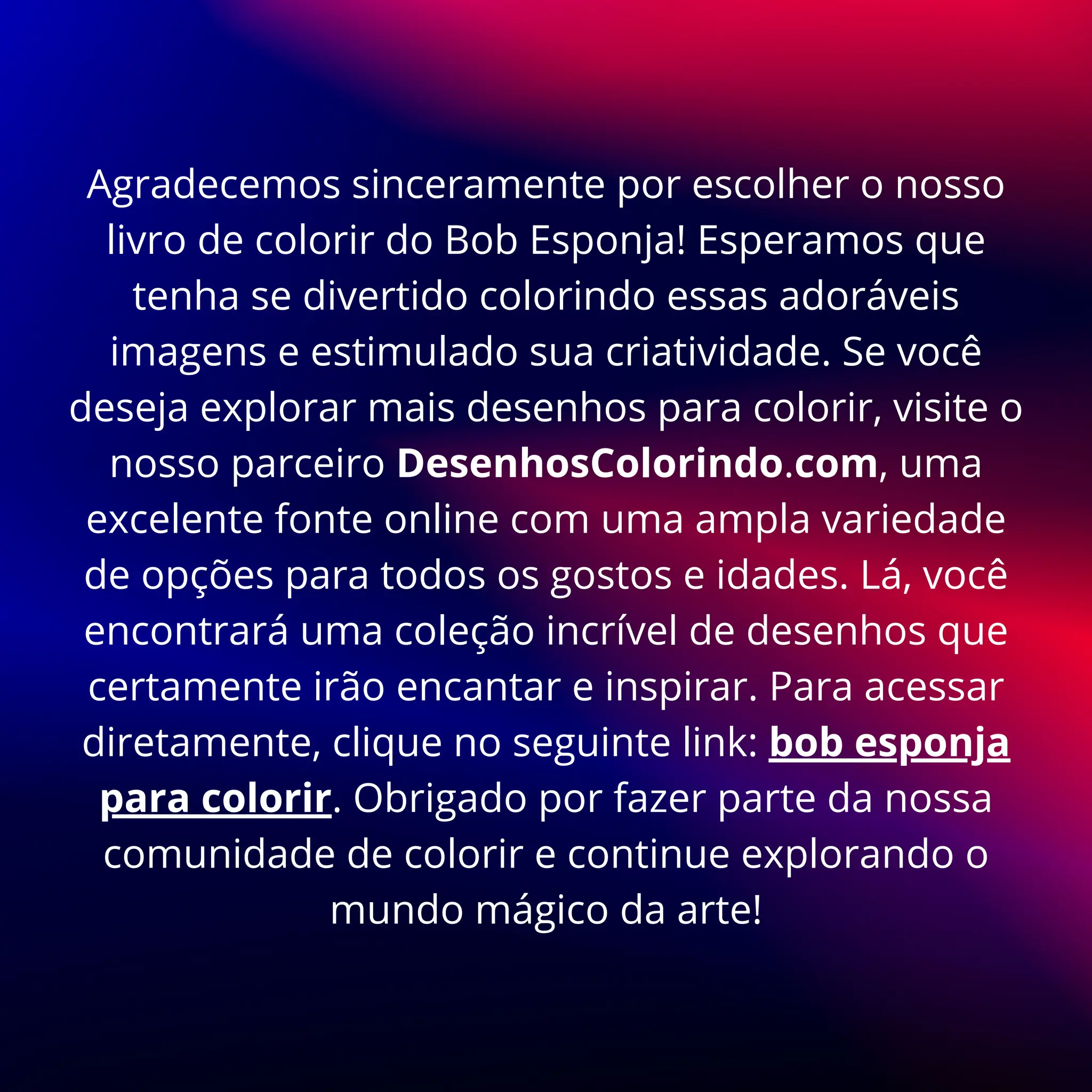 desenhos de Bob esponja para colorir | PDF