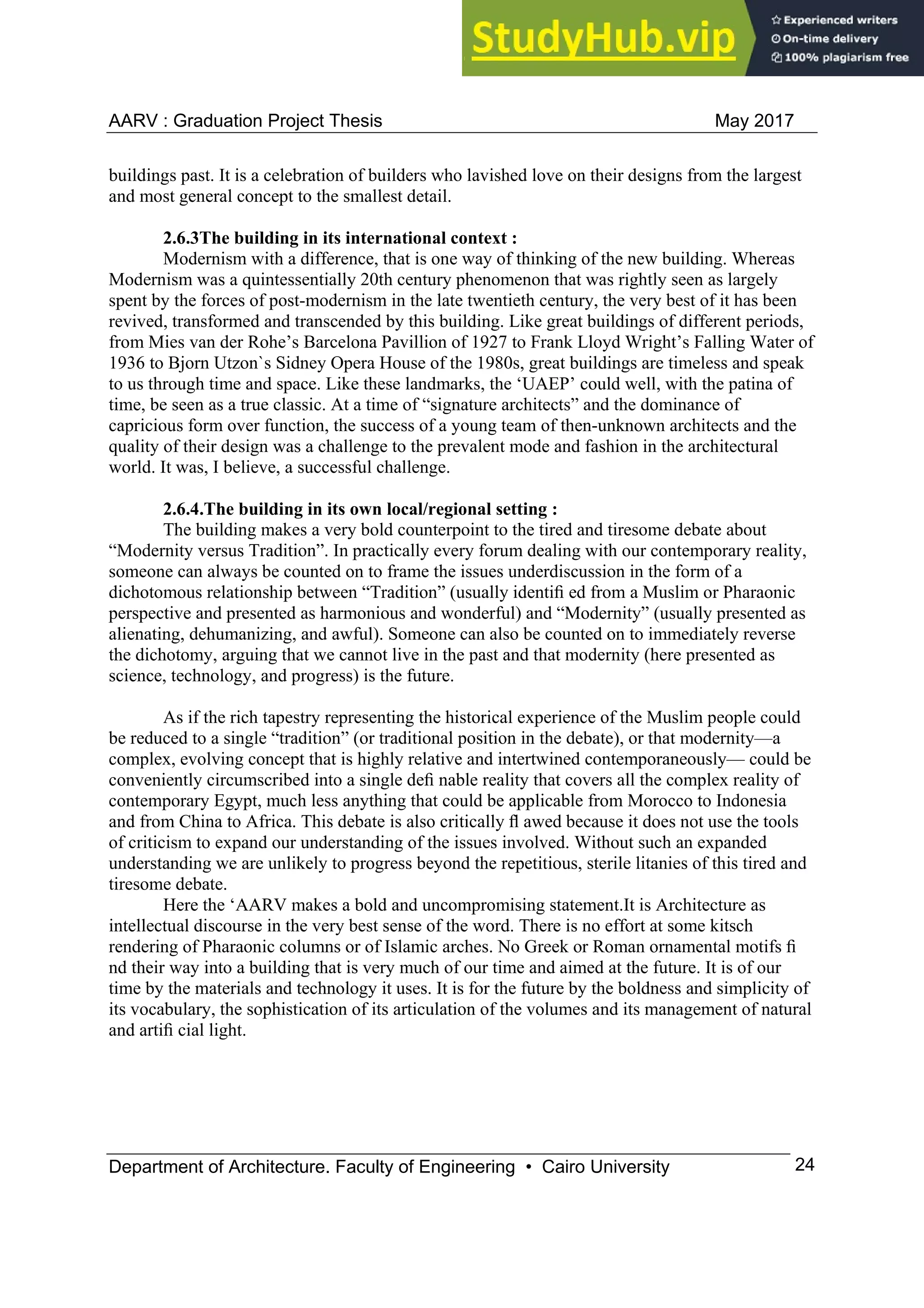 A GRADUATION PROJECT THESIS | PDF