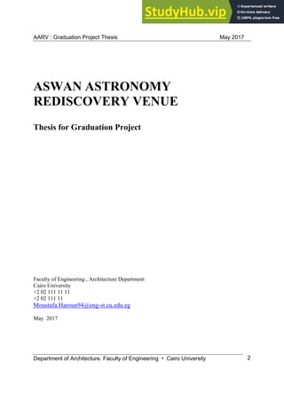 A GRADUATION PROJECT THESIS | PDF