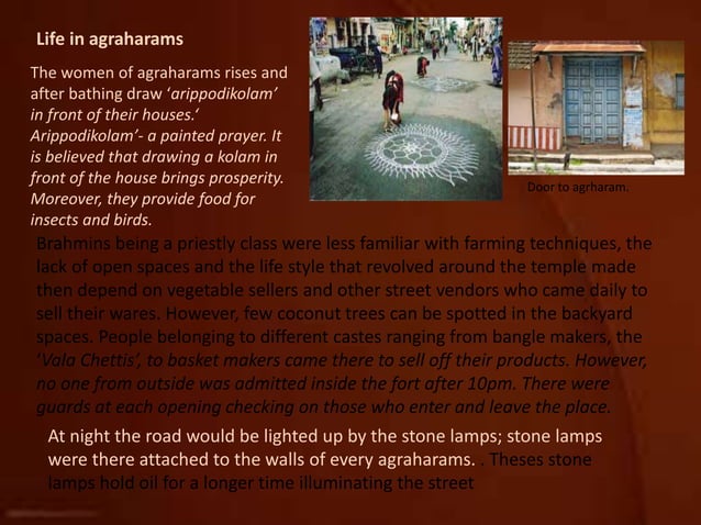 Agraharam | PPTX | Hinduism | Religion & Spirituality