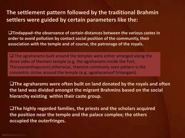 Agraharam | PPTX | Hinduism | Religion & Spirituality