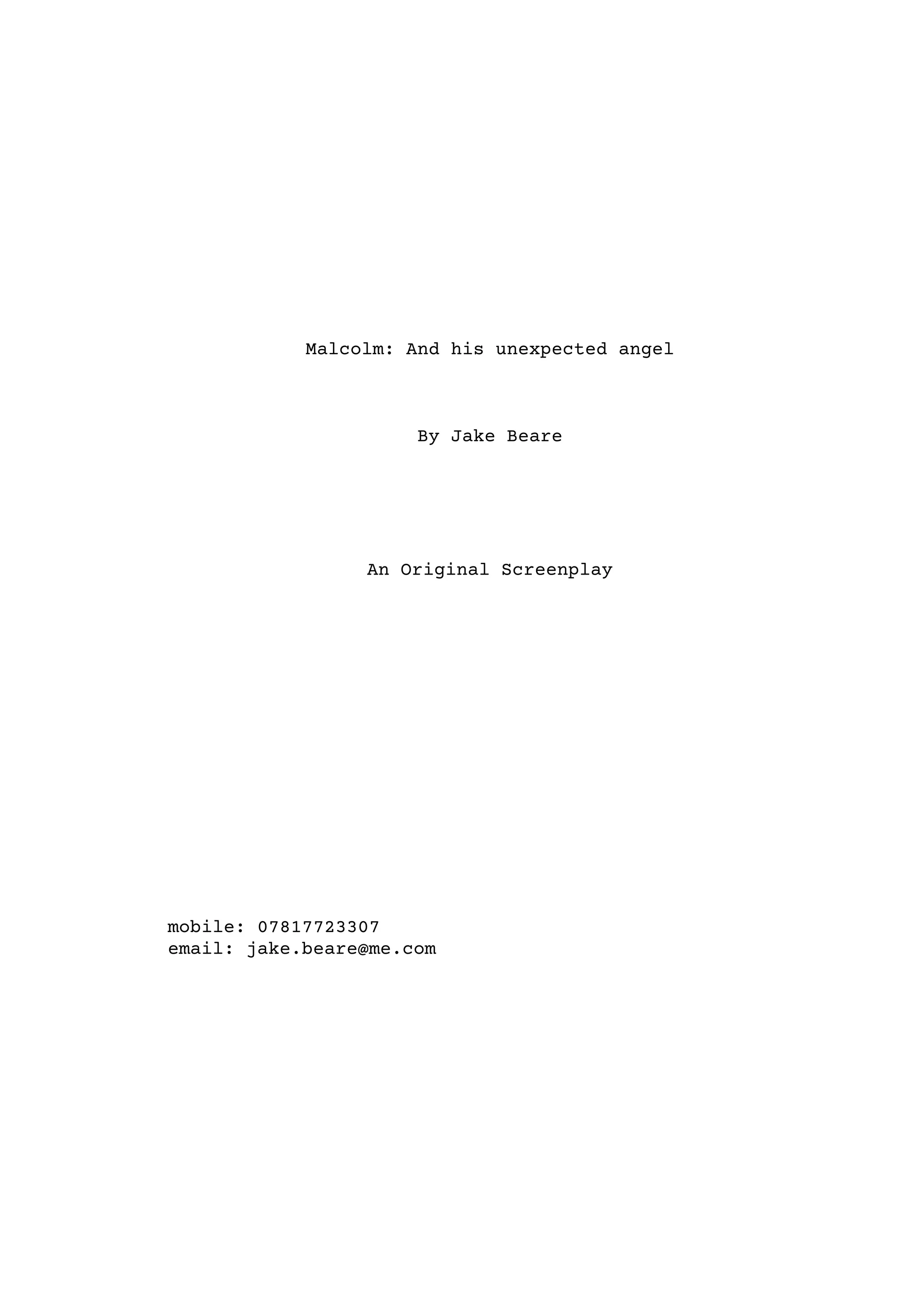 Agraphia 2nd Draft | PDF